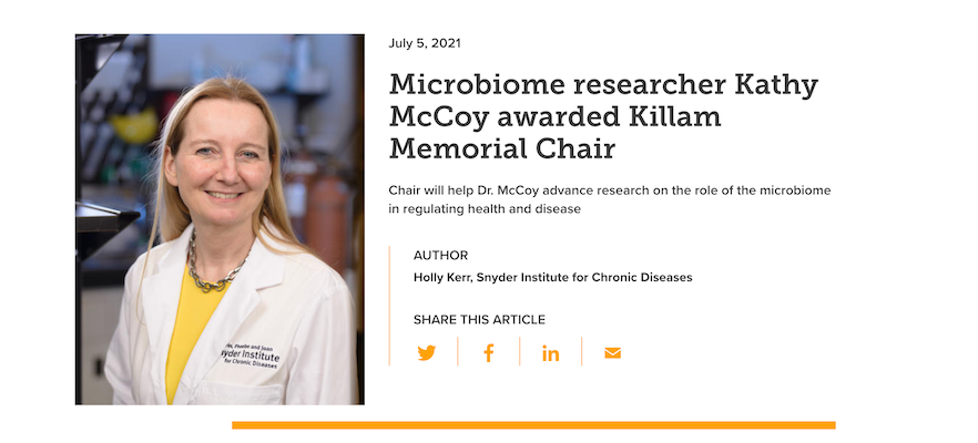 IMPACTT Director Dr. McCoy Awarded Killam Memorial Chair - IMPACTT ...